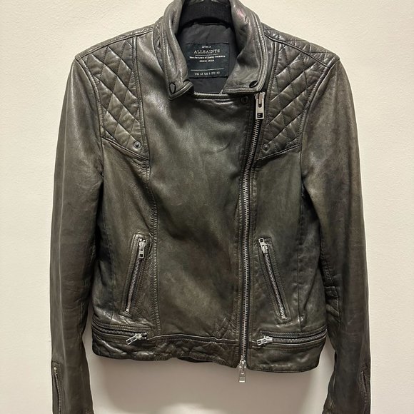 All Saints | Jackets & Coats | Vintage All Saints Black Smooth ...